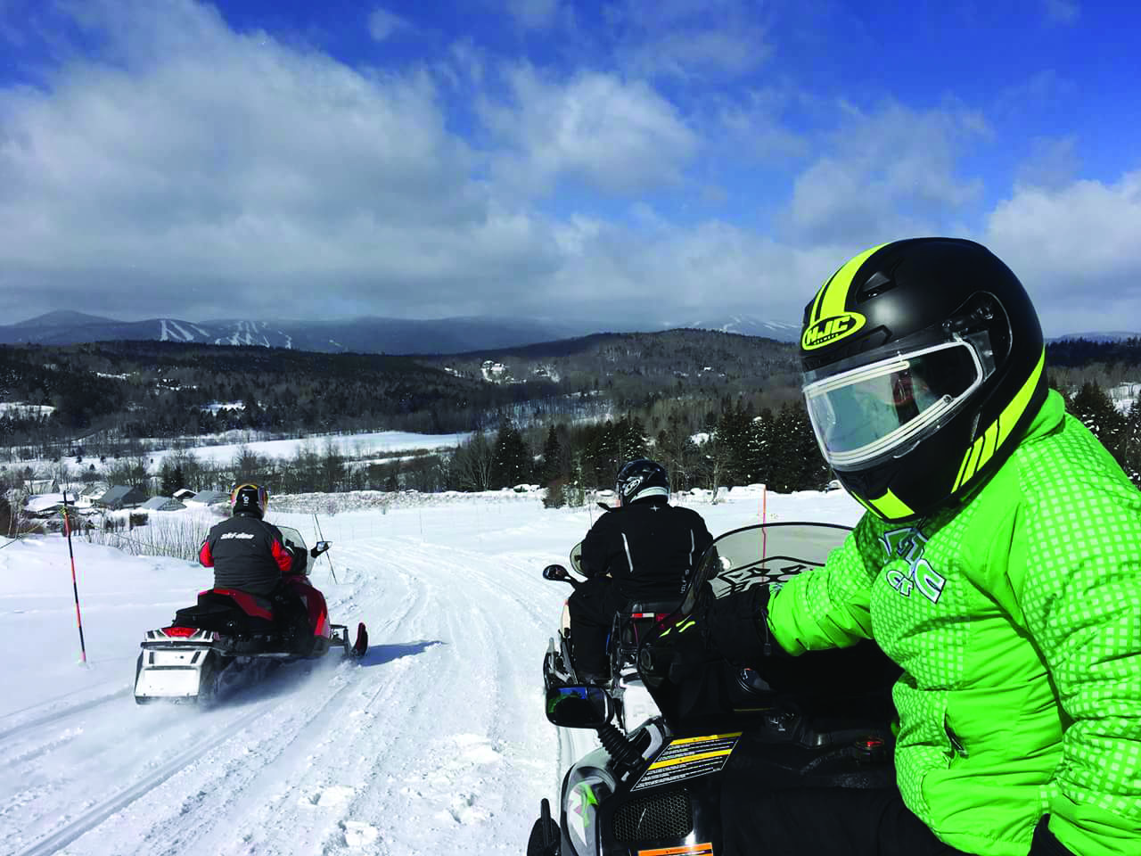 Sharing the joy of snowmobiling