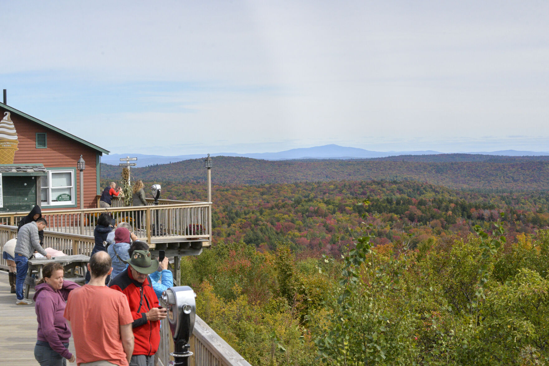 Vermont views could appear around any curve