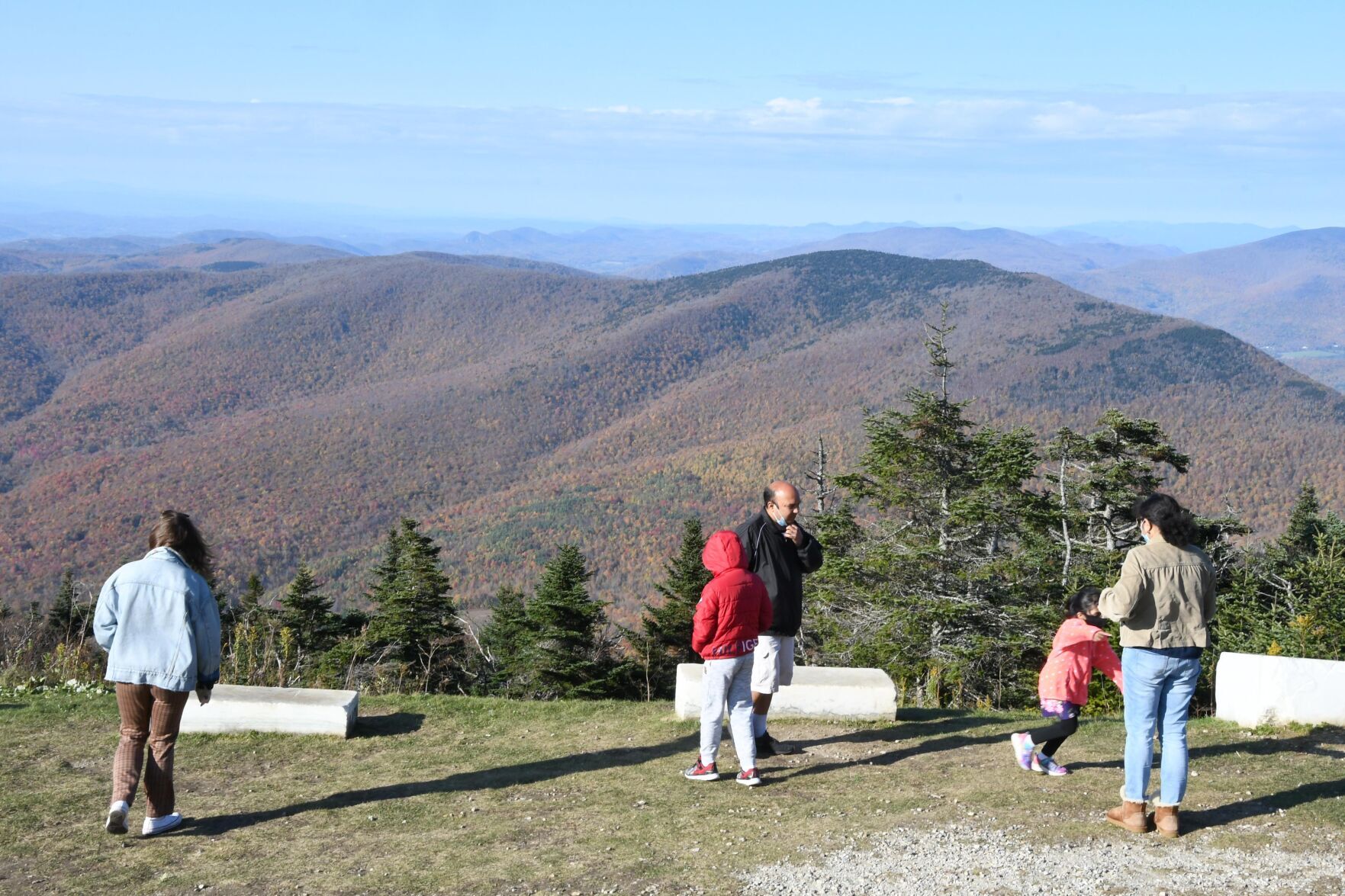 Vermont views could appear around any curve